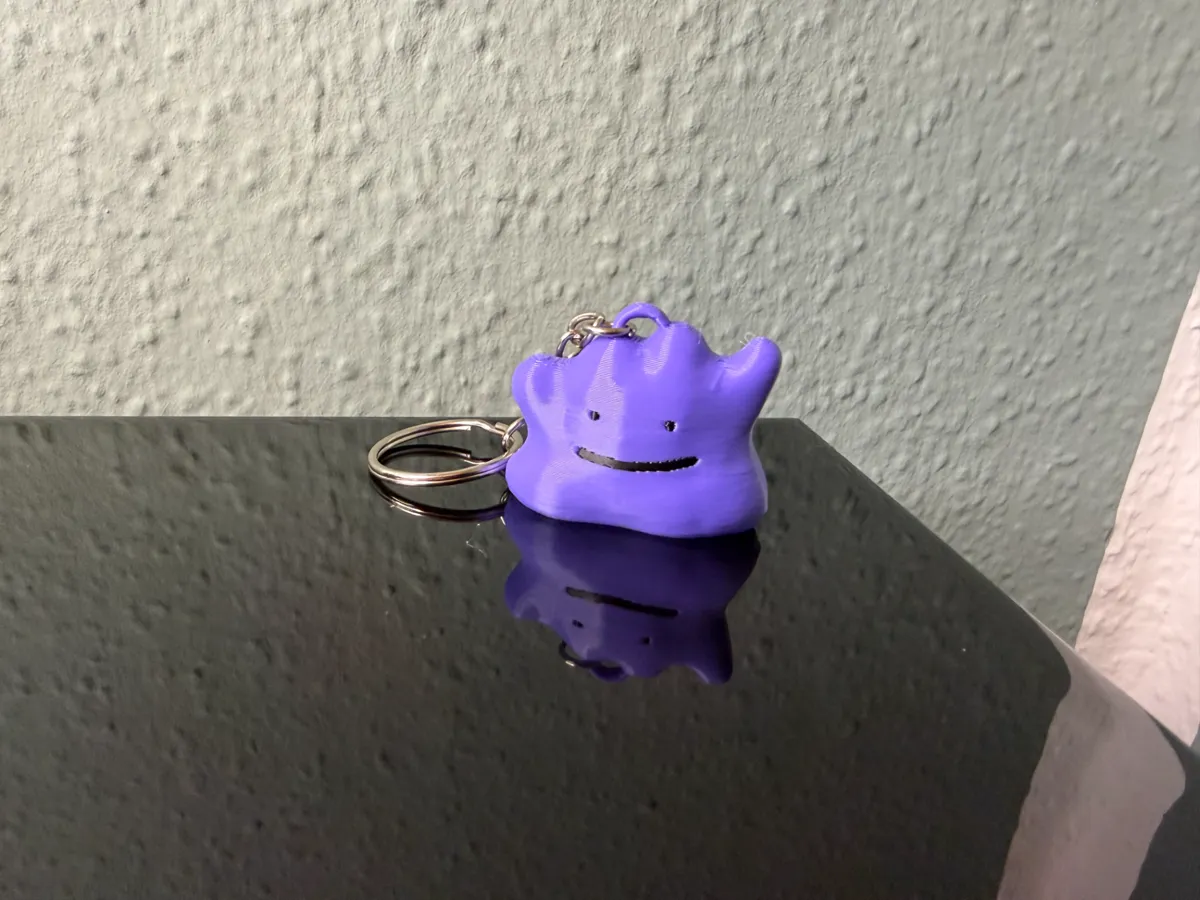Ditto - Pokopia - Keyring - Free 3D Print Model - MakerWorld