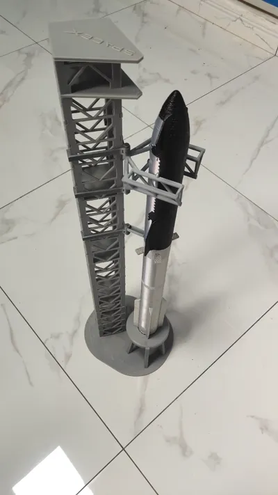 SpaceX Starship Generation 2 by CuriousAnt MakerWorld: Download Free 3D ...