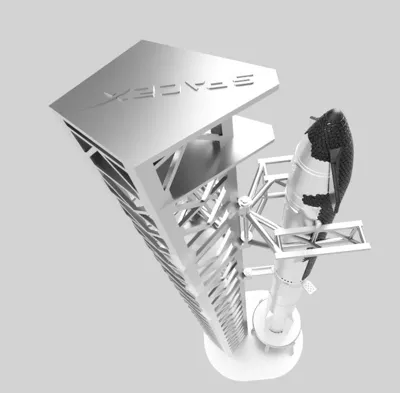 SpaceX Starship Generation 2 by CuriousAnt MakerWorld: Download Free 3D ...