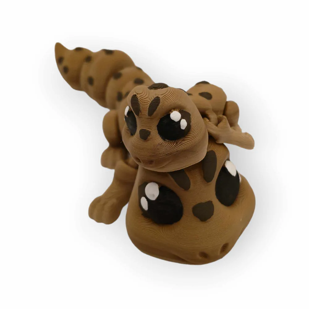 Tiny's Chocolate Chip Cookie Gecko Flexible by 3D Tiny's Prints ...