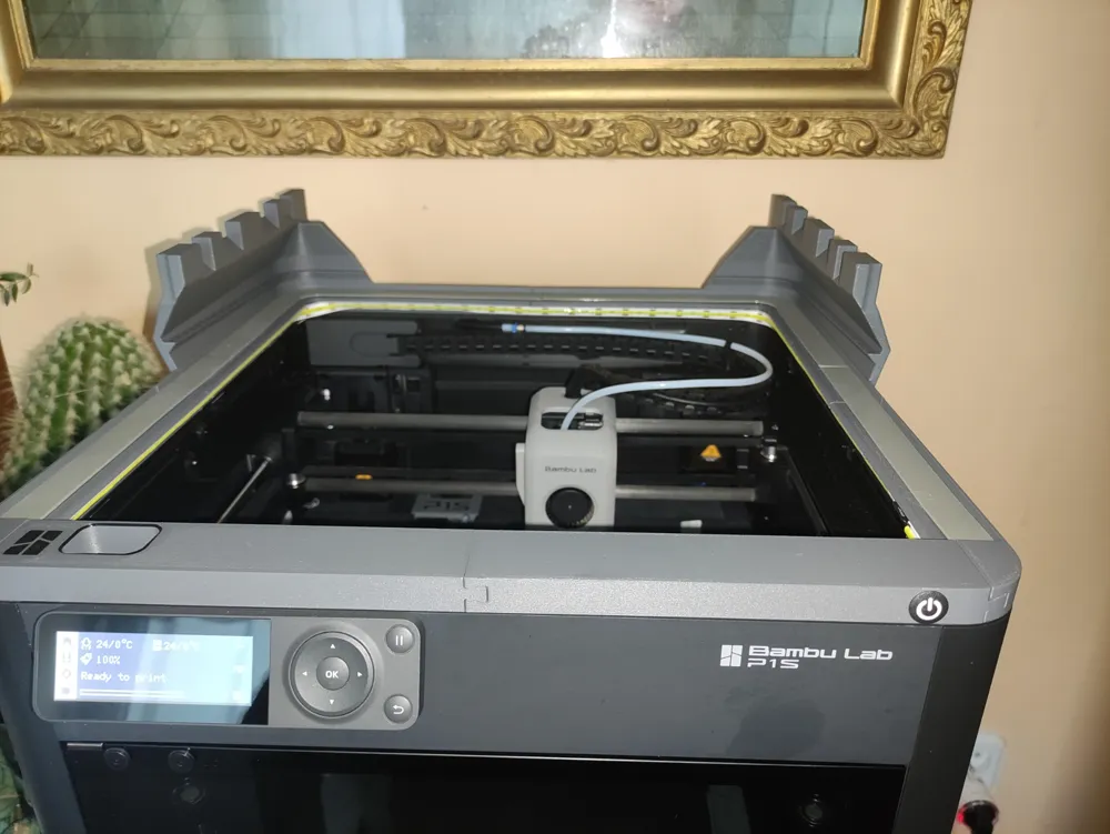 P1S AMS raiser with led (old and new AMS) - Free 3D Print Model ...