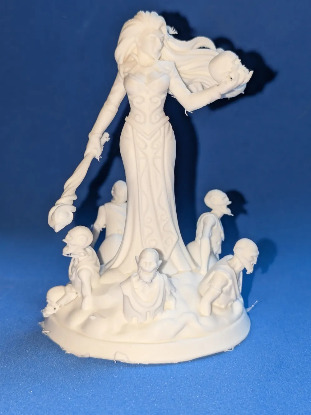 female human necromancer Vers. 2 Miniature - Free 3D Print Model ...