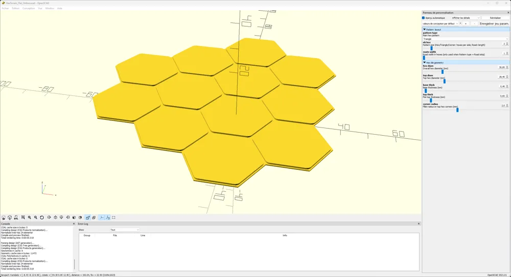 Parametric Hex Terrain - Free 3D Print Model - MakerWorld