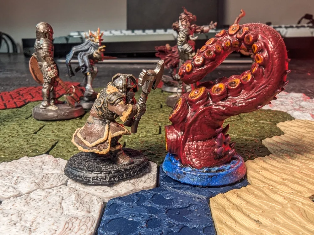 Parametric Hex Terrain by Arcane Atlas MakerWorld: Download Free 3D Models