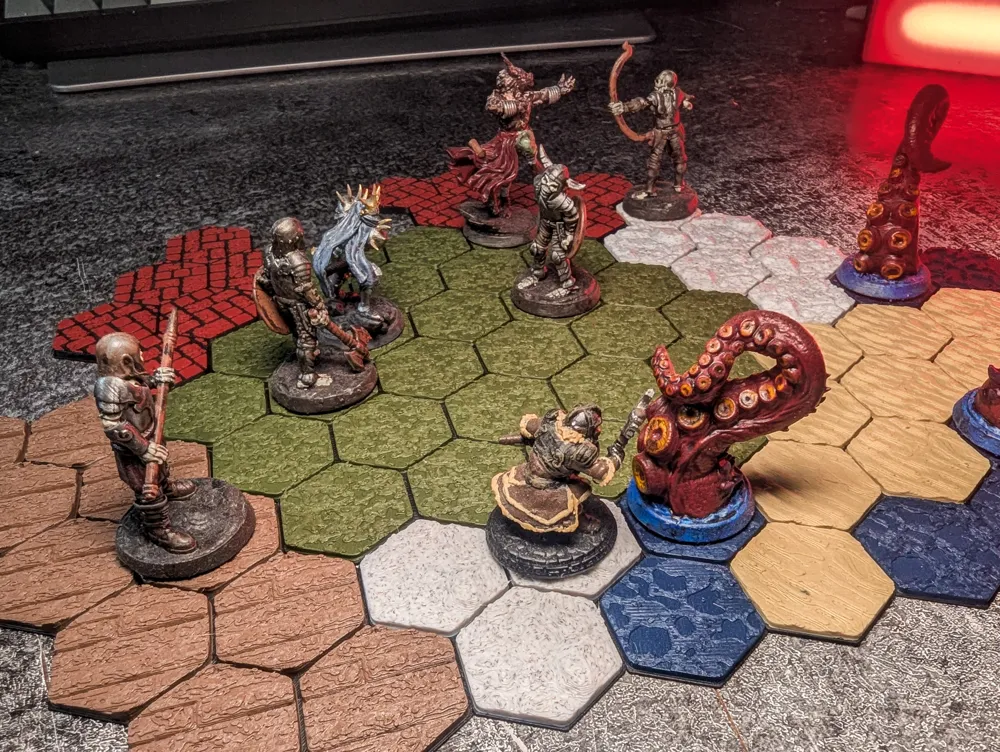 Parametric Hex Terrain by Arcane Atlas MakerWorld: Download Free 3D Models