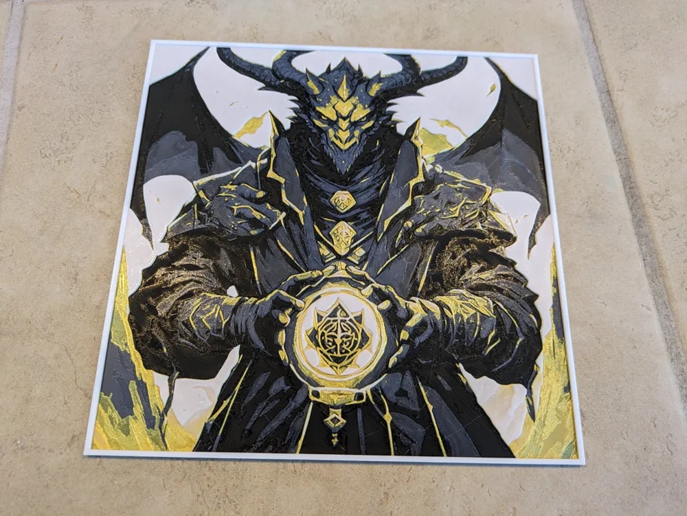 Dragonborn Warlock by Kierkus - MakerWorld