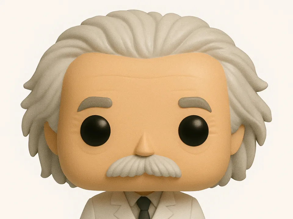Funko Pop Albert Einstein da yueylmz MakerWorld: Scarica Modelli 3D ...