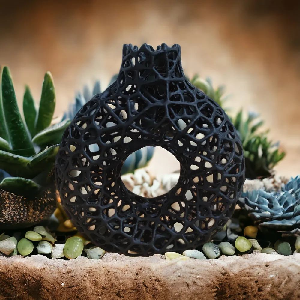 Donut Vase Voronoi by Eclipse 3D - MakerWorld