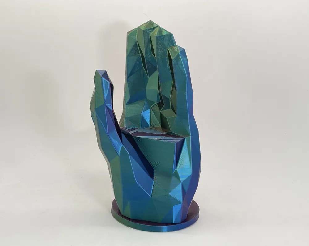 Low Poly Hand Phone Stand & Controller Holder by RyGuy Design ...