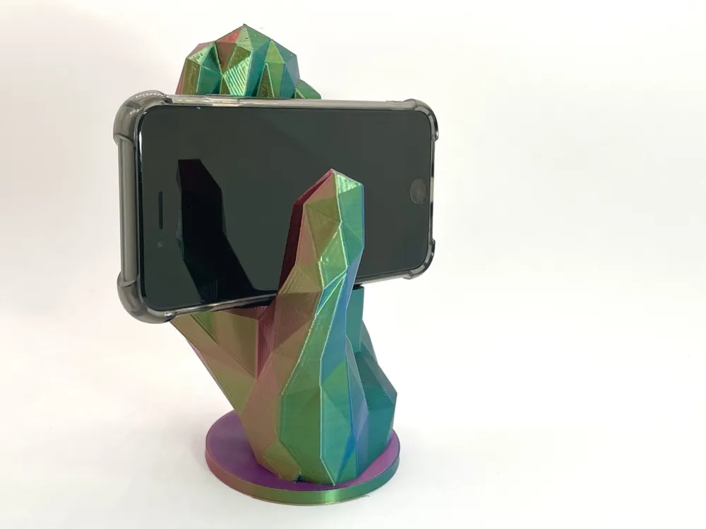 Low Poly Hand Phone Stand & Controller Holder by RyGuy Design ...