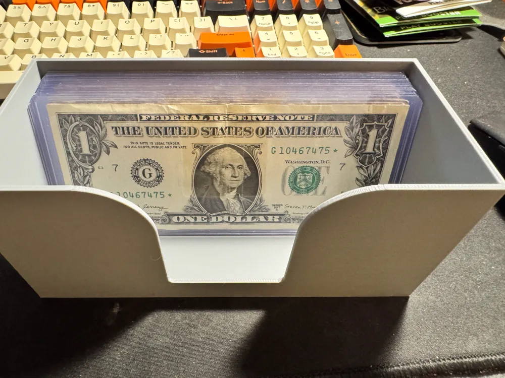 Simple sleeved bill holder box - Free 3D Print Model - MakerWorld
