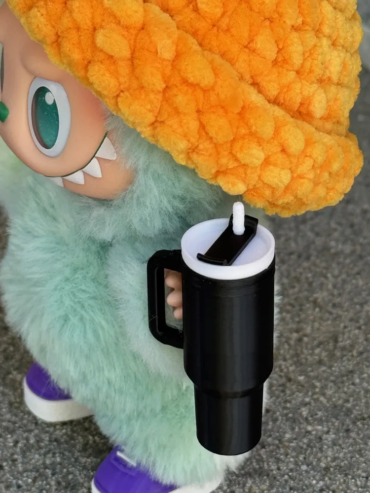 Labubu Stanley - Free 3D Print Model - MakerWorld