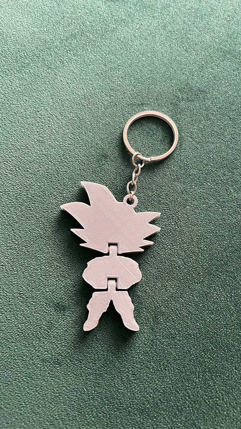 Son Goku Articulated Keychain Dragon Ball Z Flexi by MaajkiPL - MakerWorld