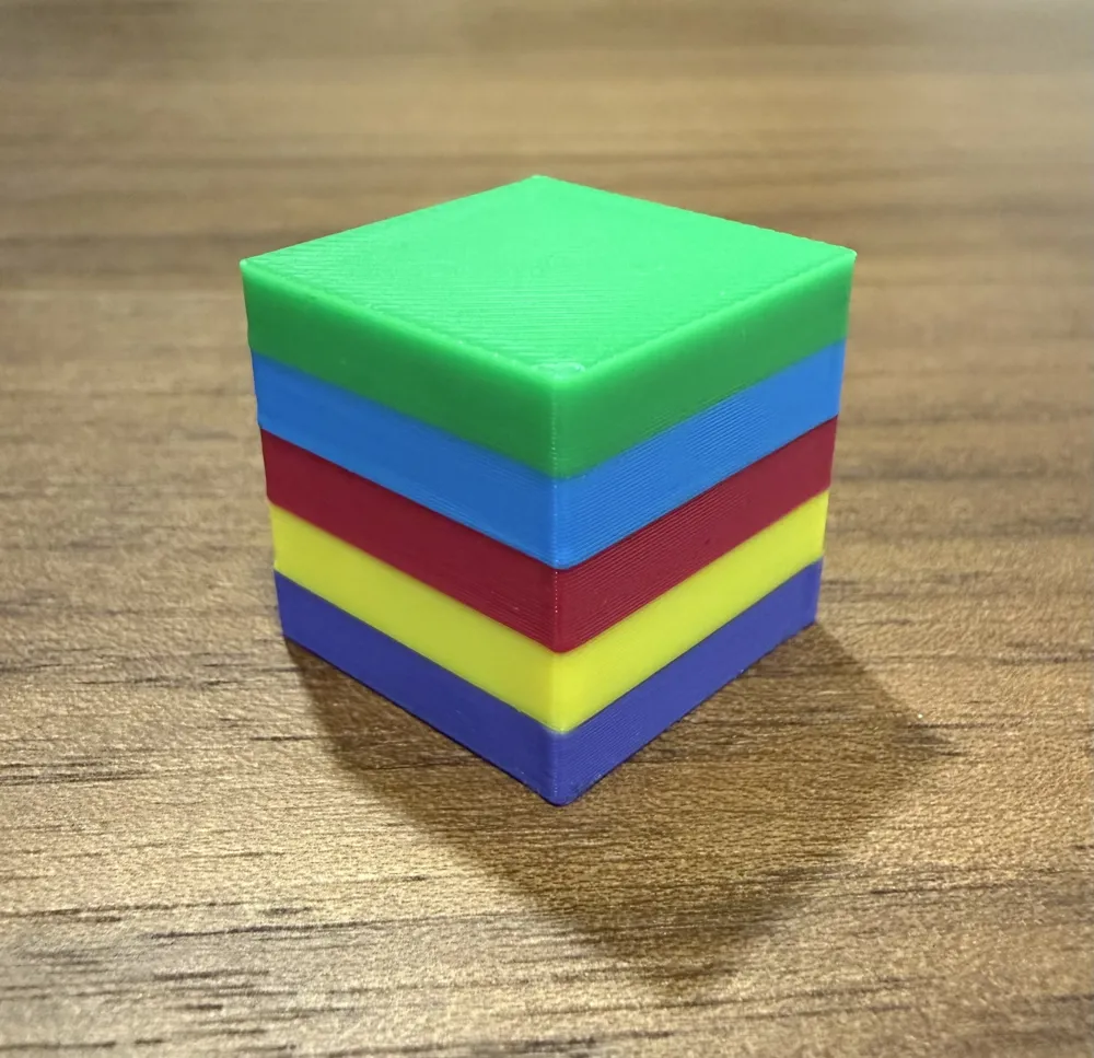 Filament Color Test Cube - Free 3D Print Model - MakerWorld