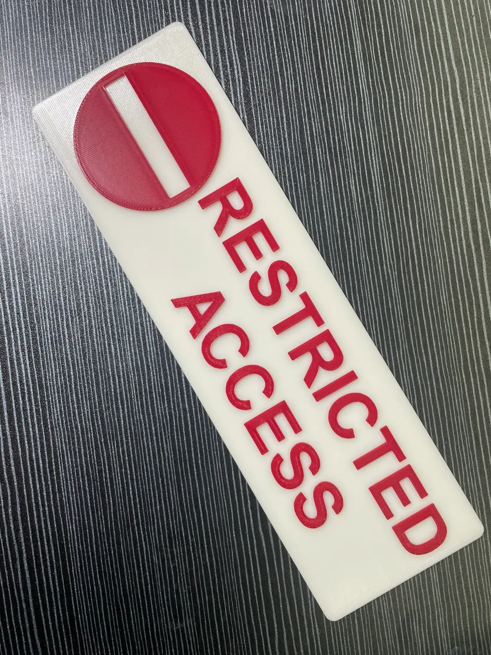 No Entry / Restricted Access Signage by DDDesign3r - MakerWorld