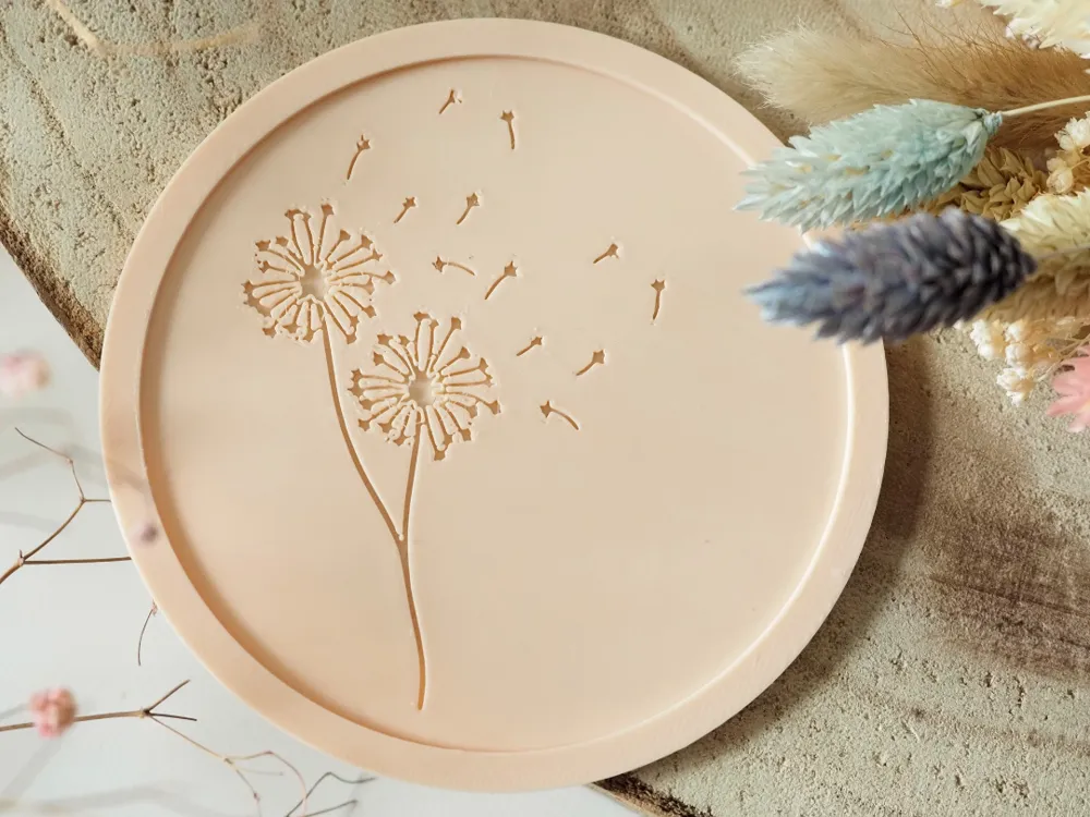 Dandelion Coasters by Kaziskreativkiste MakerWorld: Download Free 3D Models