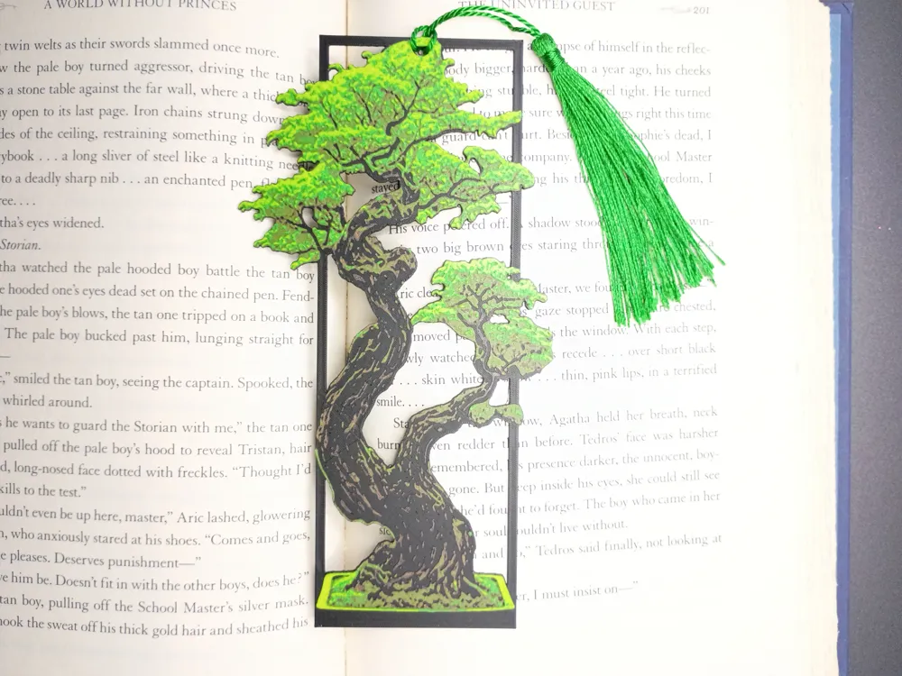 Bonsai Tree Bookmark Framed - Free 3D Print Model - MakerWorld