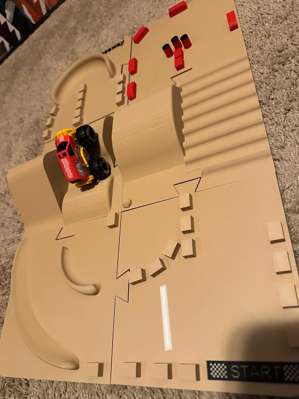 Monster truck Race track by Inevitable Creations - MakerWorld