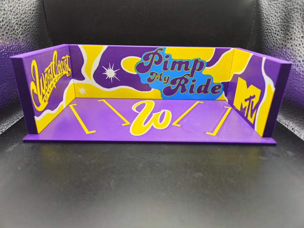 Pimp My Ride garage diorama by FredBoy MakerWorld: Download Free 3D Models