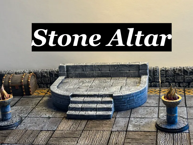 Stone Altar - Free 3D Print Model - MakerWorld