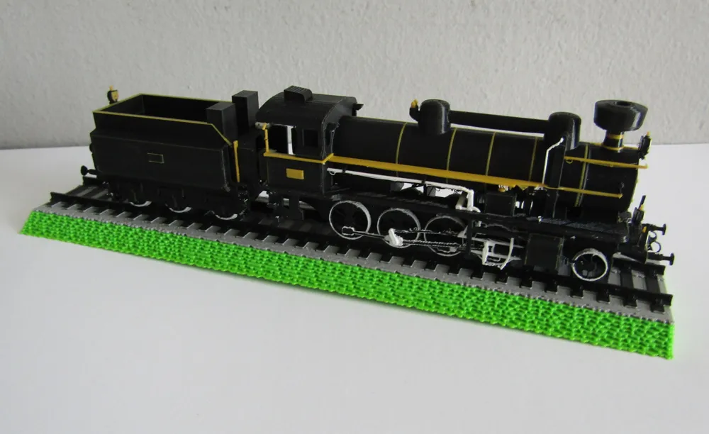 Steam Locomotive 434.0 ČSD "Four-wheeler" H0 by Petr L. - MakerWorld