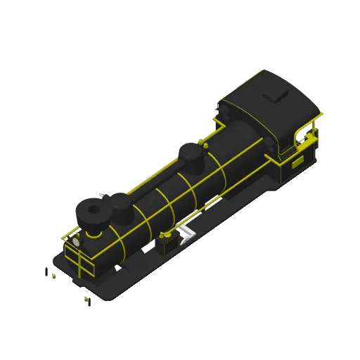 Steam Locomotive 434.0 ČSD "Four-wheeler" H0 by Petr L. - MakerWorld