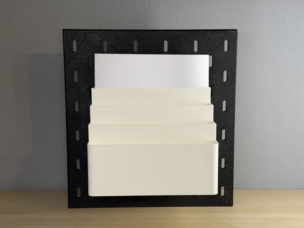 Skadis - Paper Organizer - Free 3D Print Model - MakerWorld