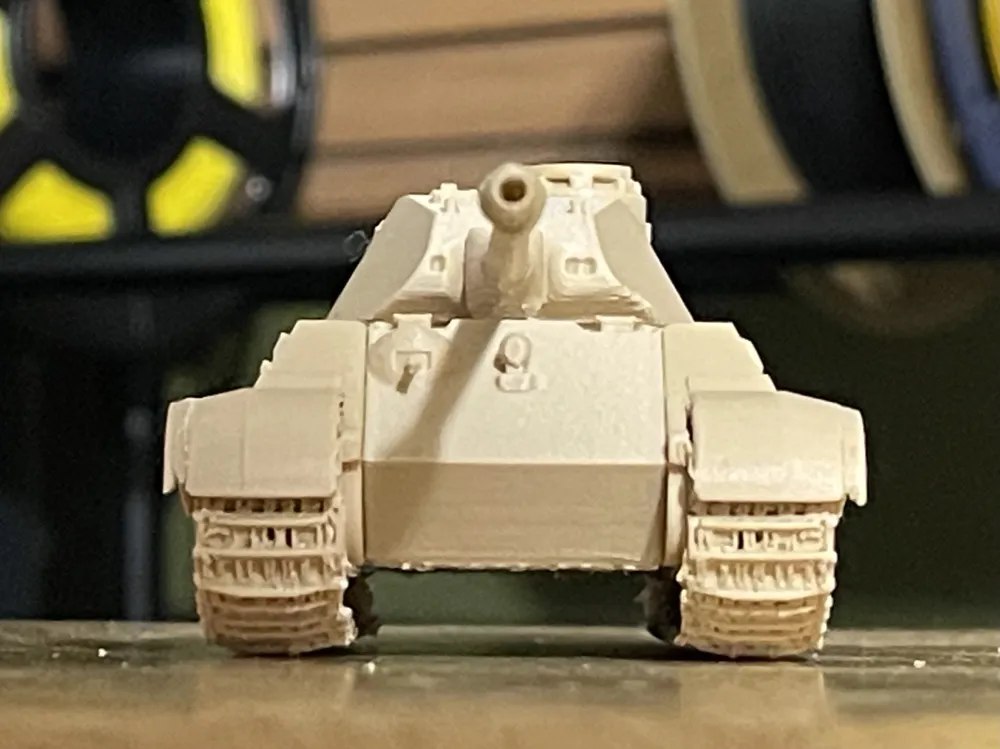 1/72 Tiger II late Remixed by MM MakerWorld: Download Free 3D Models