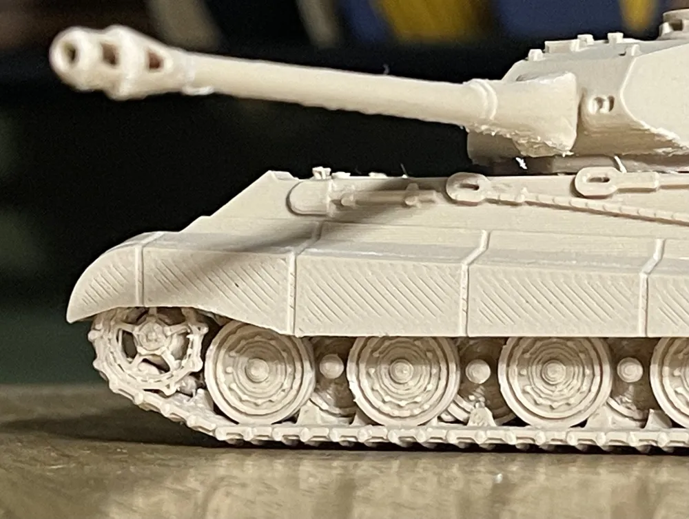 1/72 Tiger II late - Free 3D Print Model - MakerWorld