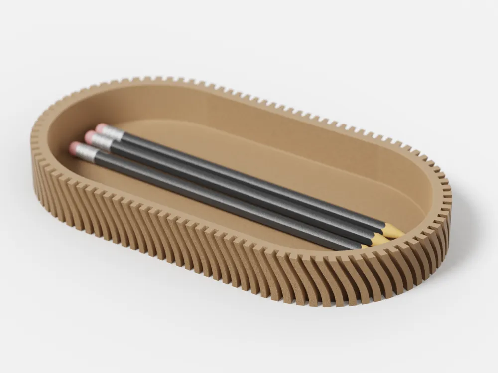 Tray - WAVE Collection - Desk Organizer Set by flowalistik MakerWorld ...
