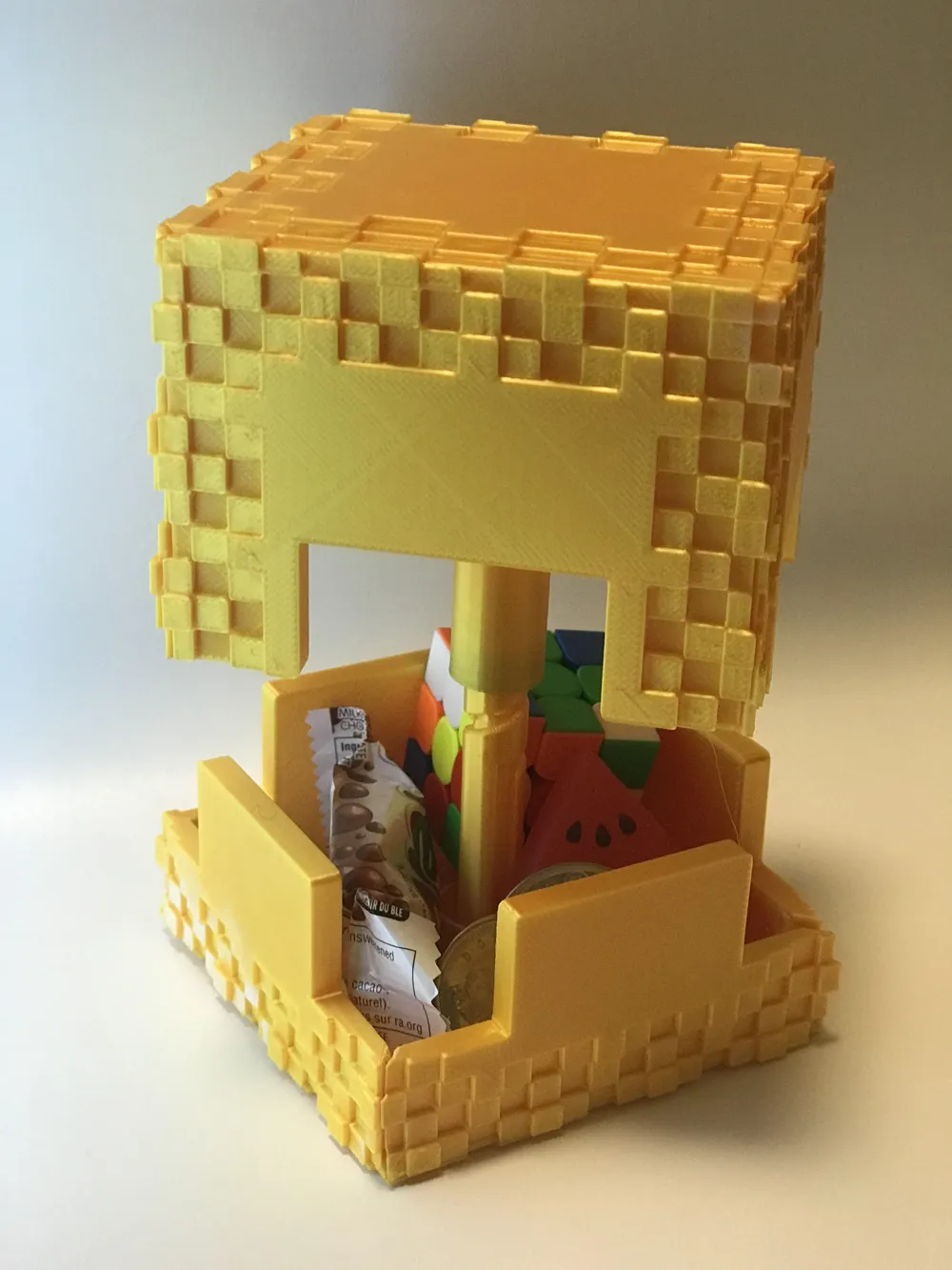 Minecraft Twisting Shulker Box Container - Free 3D Print Model - MakerWorld