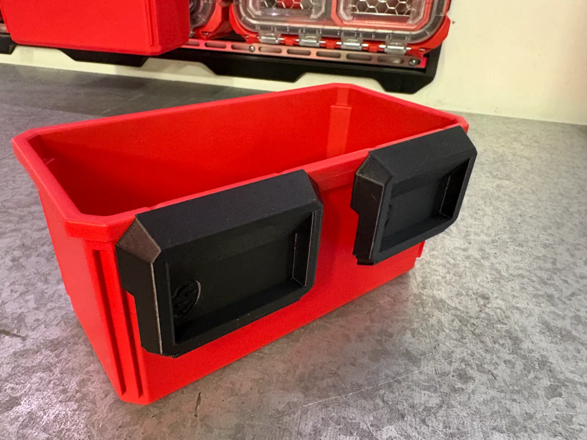 Milwaukee Packout removable-bin to Packout cleat - Free 3D Print Model ...