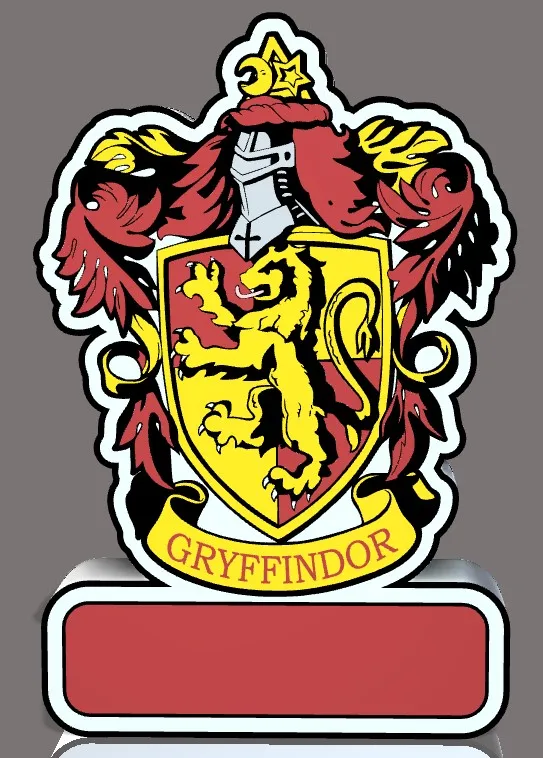HP Gryffindor - Customizable Lightbox by Geek3Designs - MakerWorld