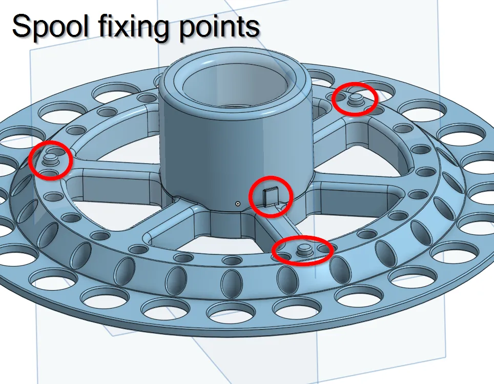 Enhanced AMS Spool Adapter for SUNLU 250g spools - Free 3D Print Model ...