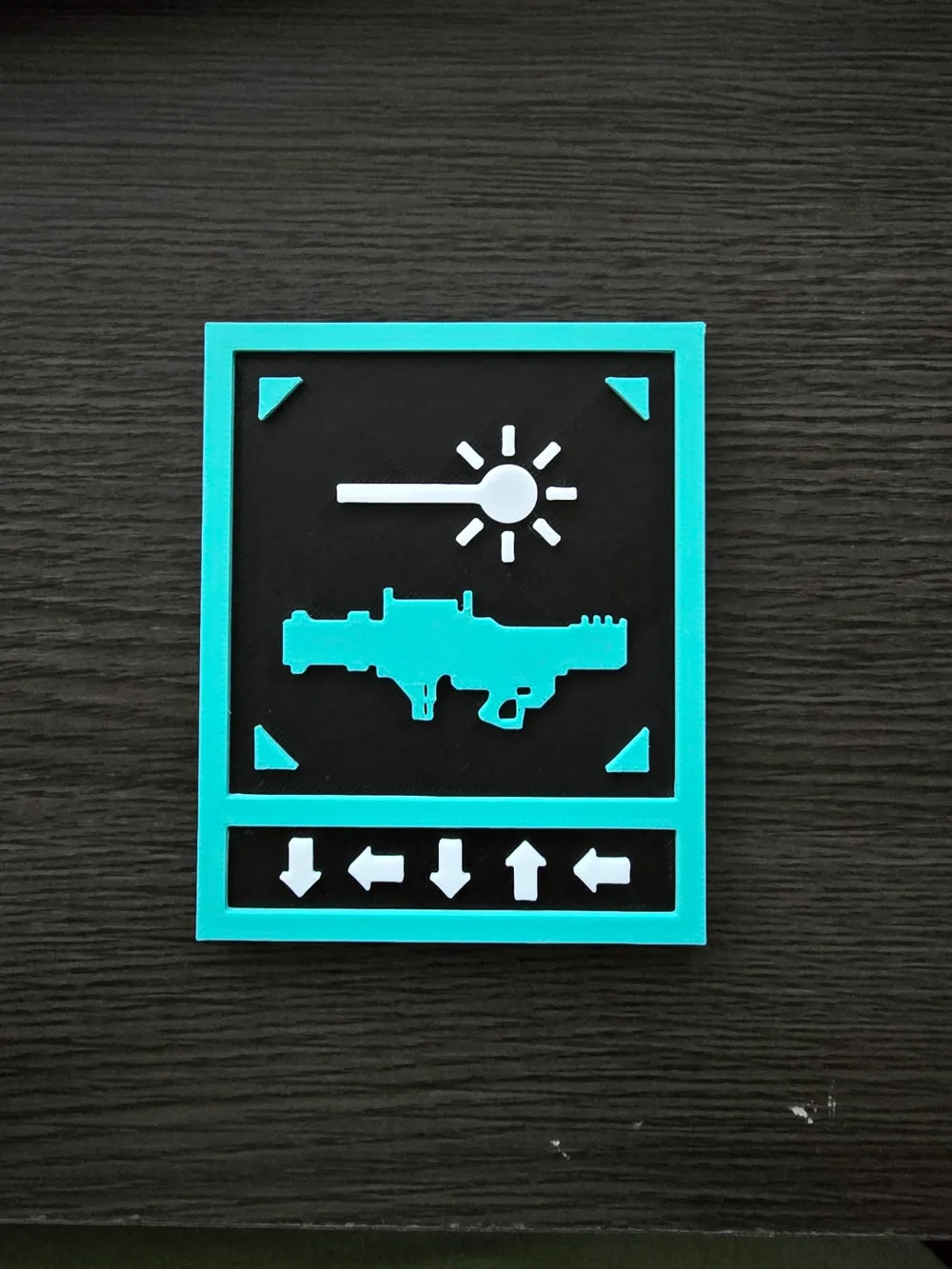 Magnetic Helldivers 2 Laser Cannon Plaque Remixed by BriOWN154 - MakerWorld