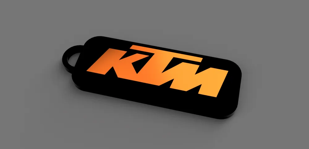 KTM Keychain 2 Colors by Alex_Guerra - MakerWorld