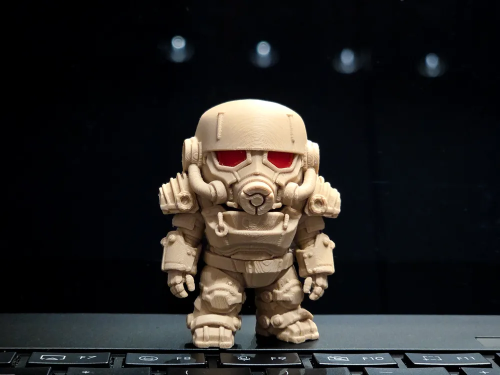 Mini Flexi Fallout NCR Power Armor - Free 3D Print Model - MakerWorld