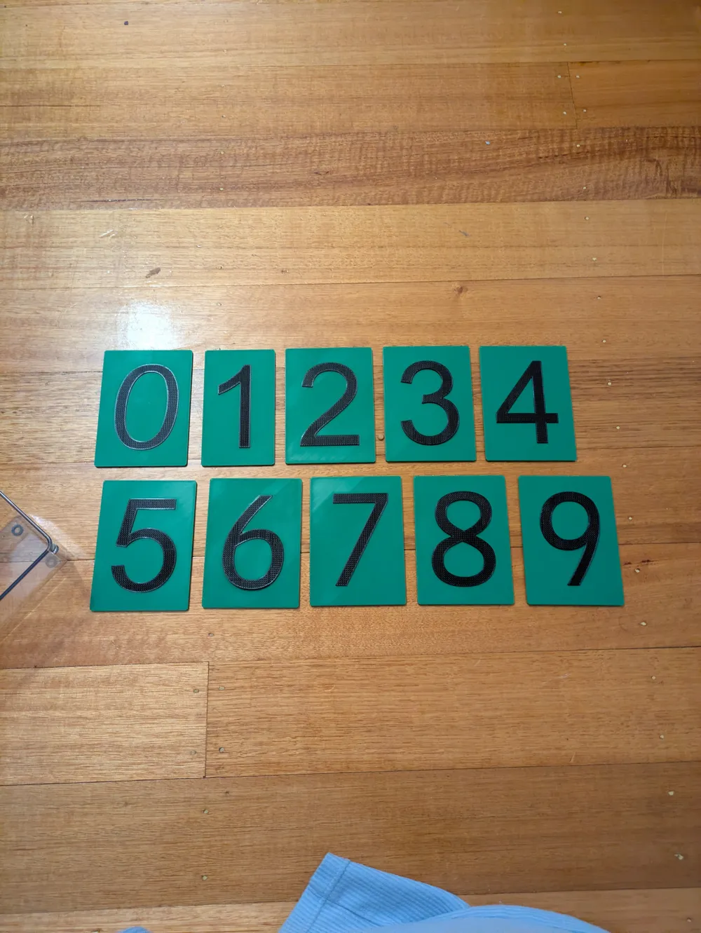 Montessori Sandpaper Numbers (No AMS) - Free 3D Print Model - MakerWorld