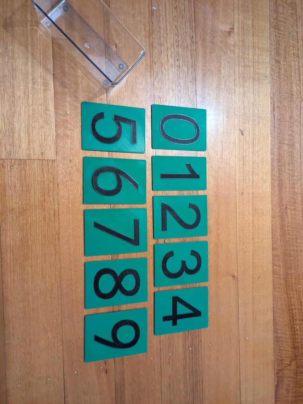 Montessori Sandpaper Numbers (No AMS) - Free 3D Print Model - MakerWorld