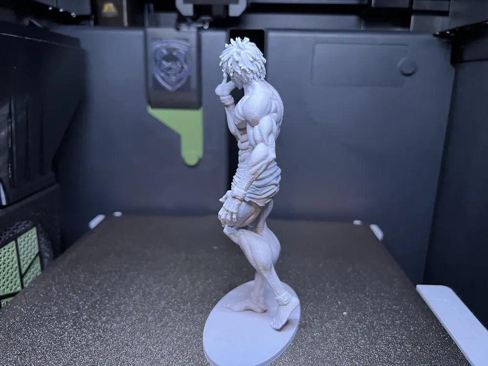 Baki Muscle Figurine The Warrior’s Calm - Free 3D Print Model - MakerWorld