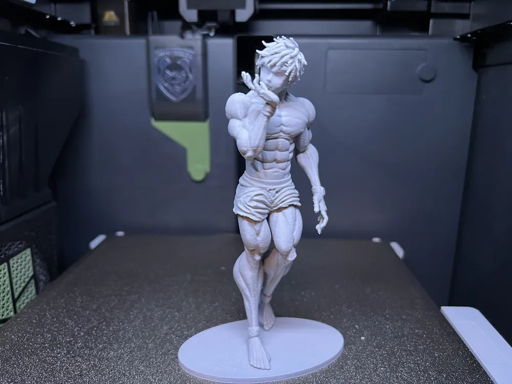 Baki Muscle Figurine The Warrior’s Calm by Starlayer Studio MakerWorld ...