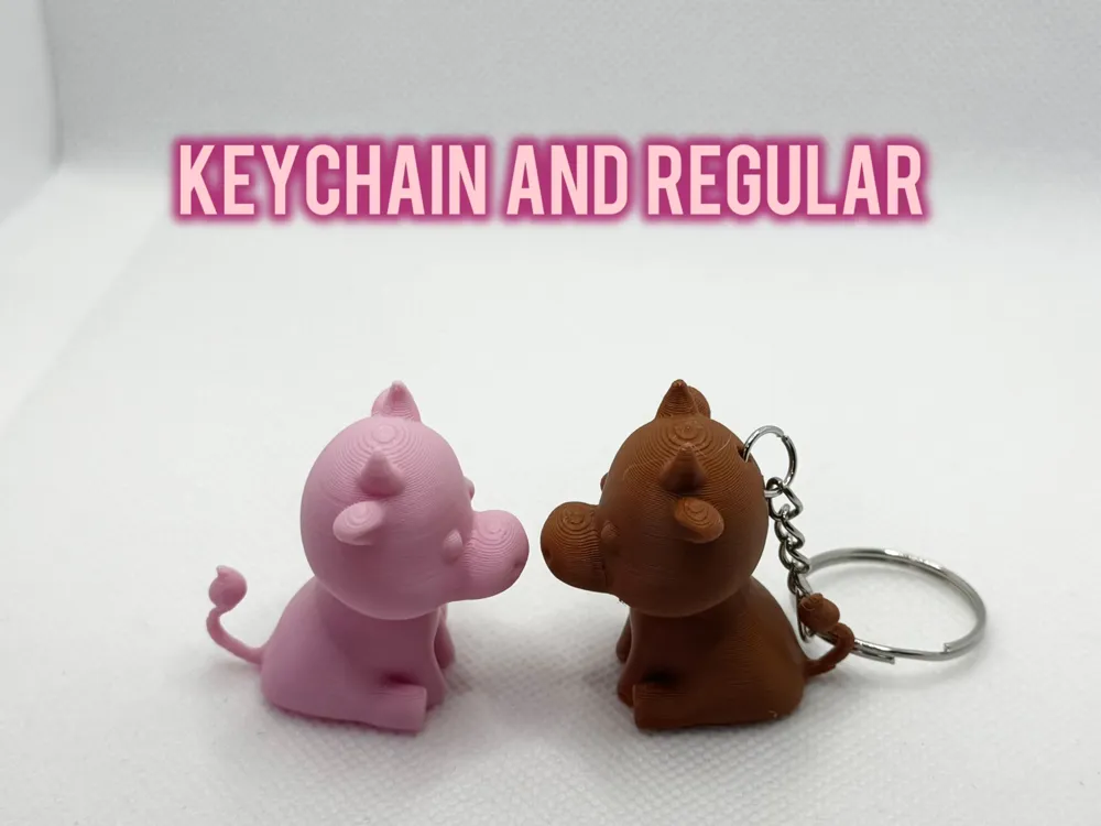 Cute mini Cow - Free 3D Print Model - MakerWorld
