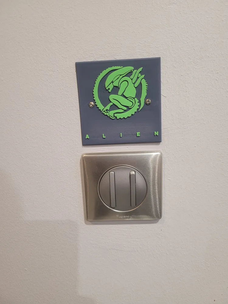 Xenomorph and Facehugger Electrical Box Cover - Free 3D Print Model ...