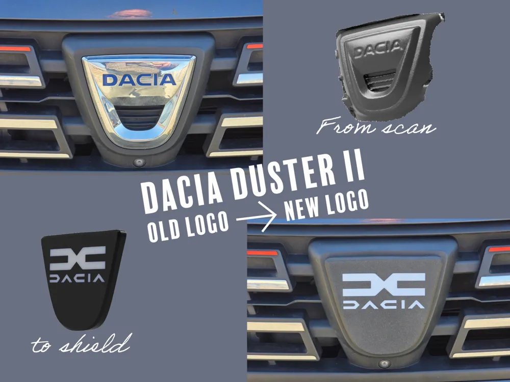 Dacia Duster I and II new logo by 3d-PrintCreator MakerWorld: Download ...