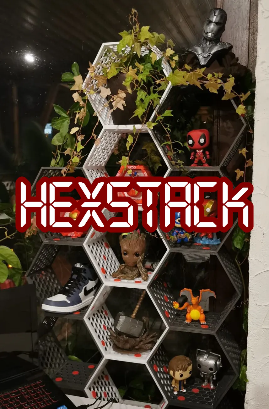 HEXSTACK Room divider by 3D Printerama MakerWorld: Download Free 3D Models
