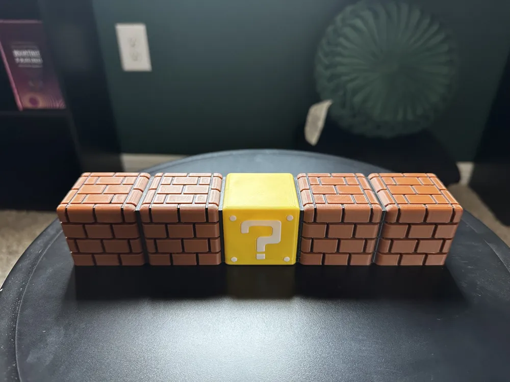 Mario Brick and Item Block - Free 3D Print Model - MakerWorld