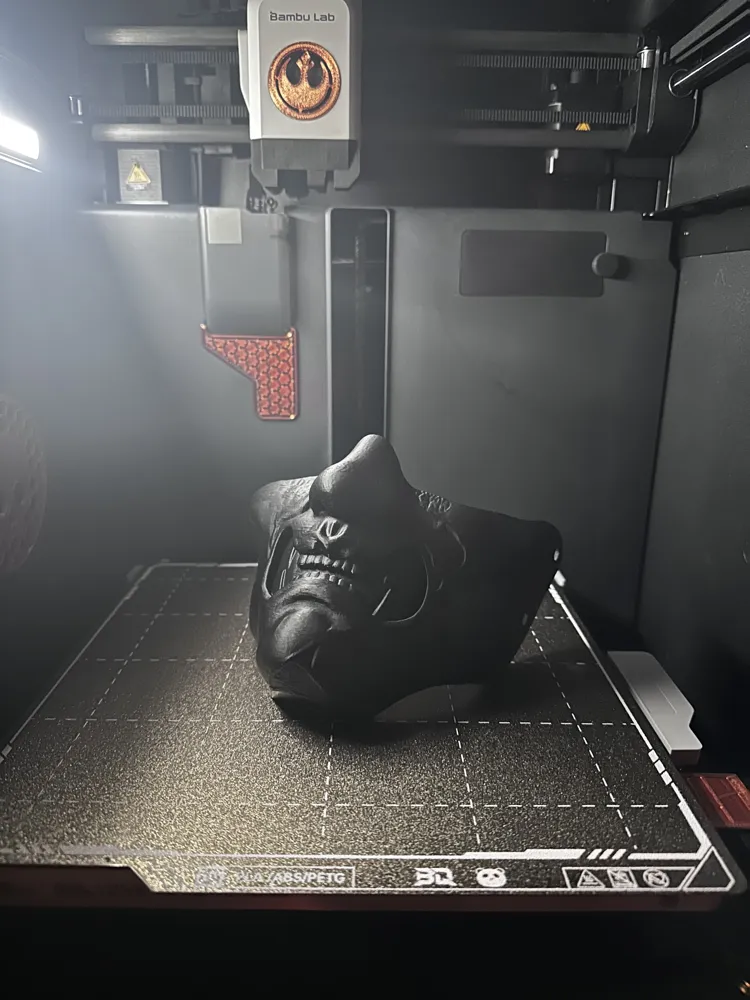 Ghost of Yotei Oni Mask - Free 3D Print Model - MakerWorld