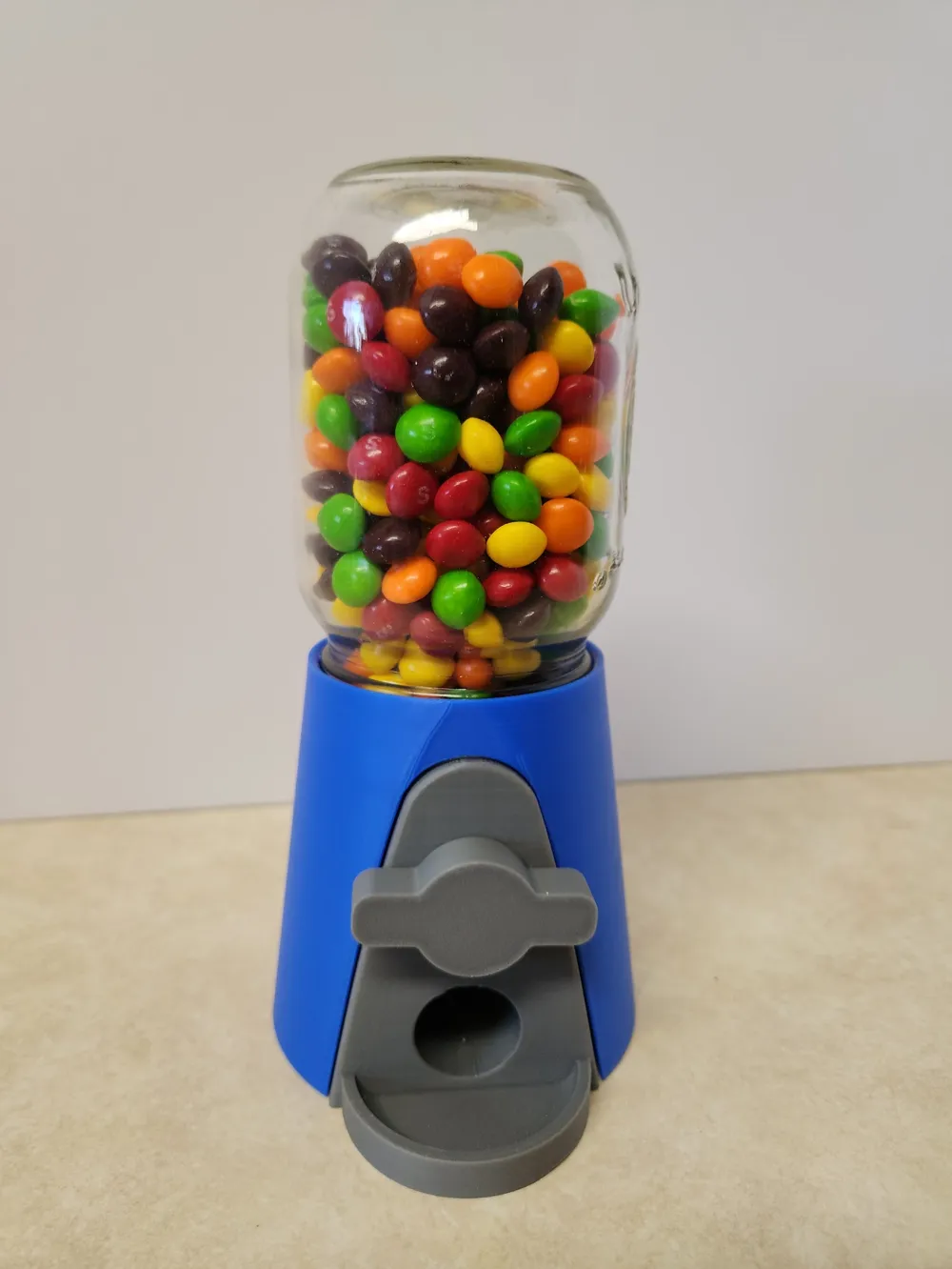 Easy Print Multi-Color Mason Jar Candy Machine - Free 3D Print Model ...