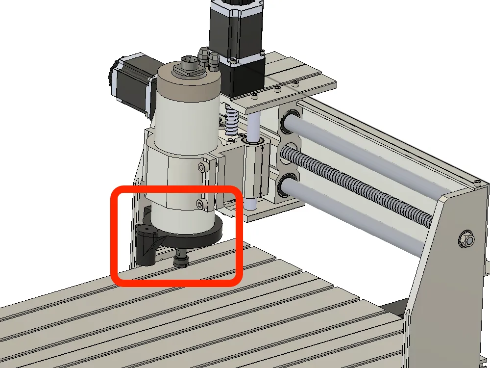 6040z Cnc80mm Spindle Roland Drag Knife Adapter Free 3d Print Model