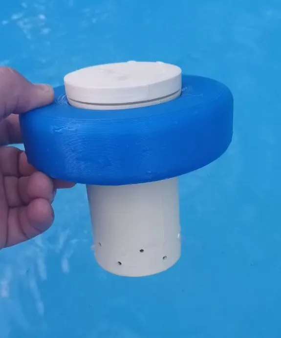 Boia para Cloro para piscinas - Modelo gratuito para impressão 3D ...